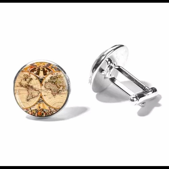 Accessories | World Globe Map Cufflinks | Poshmark